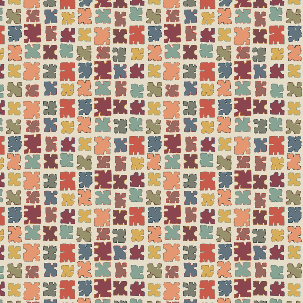 GRASSCLOTH Patchwork Wallpaper - Desert – Counterpart Studios