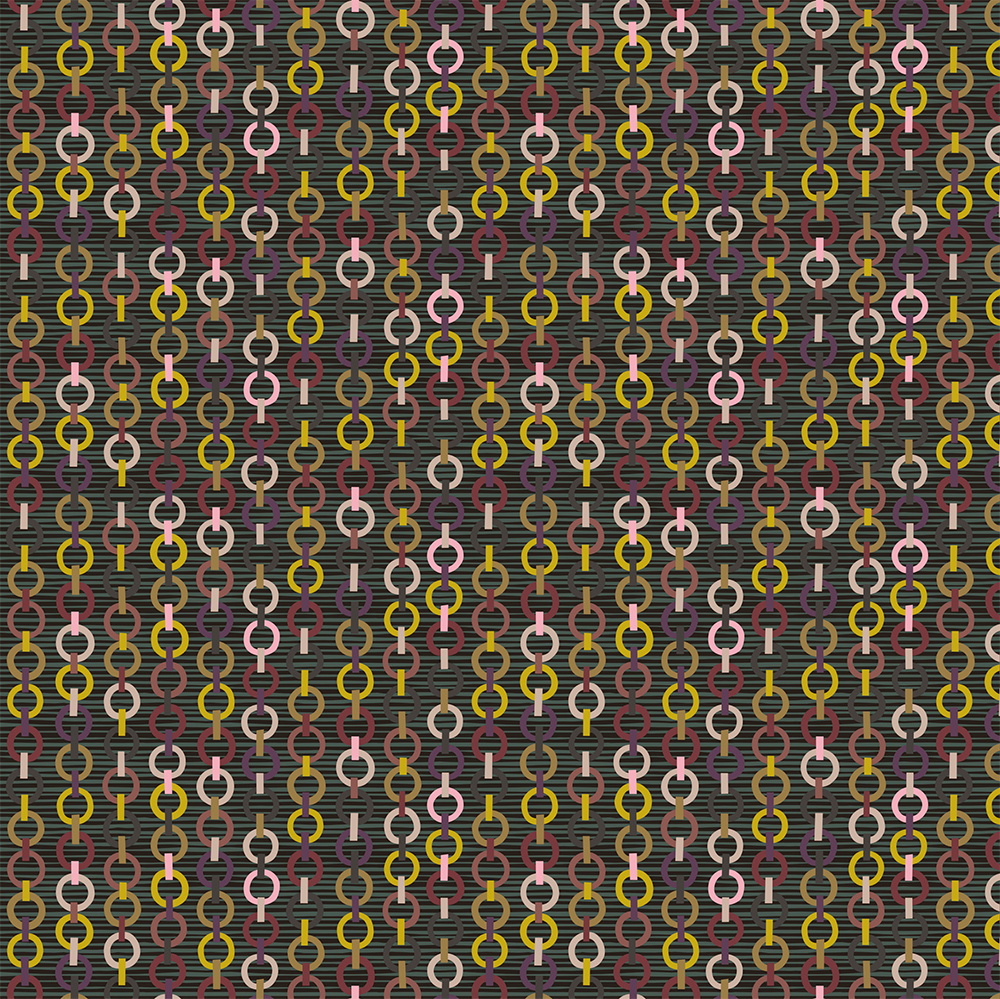 Paper Chain Wallpaper - Evergreen – Counterpart Studios